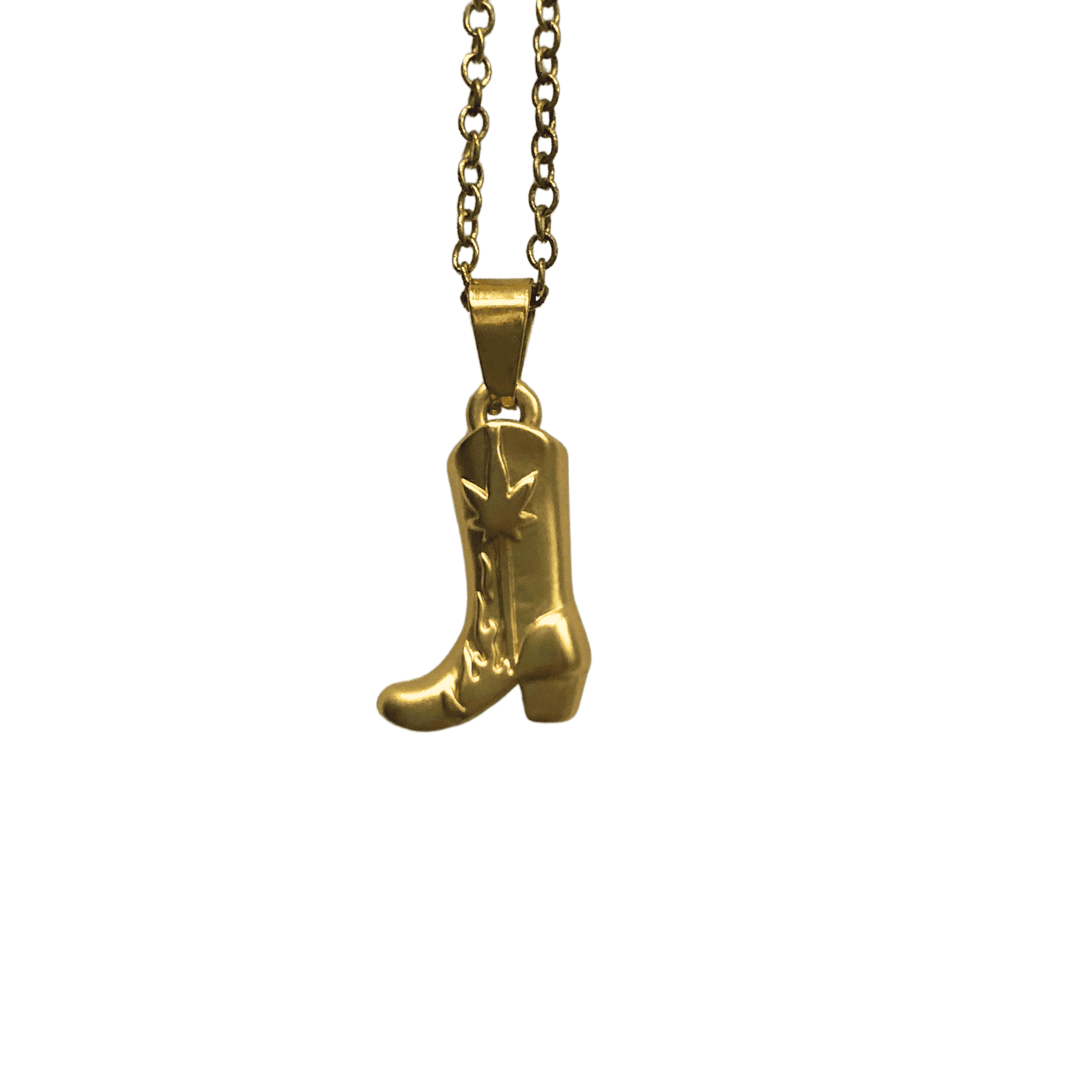 Blazing Boot Necklace - Peace Flower Accessories